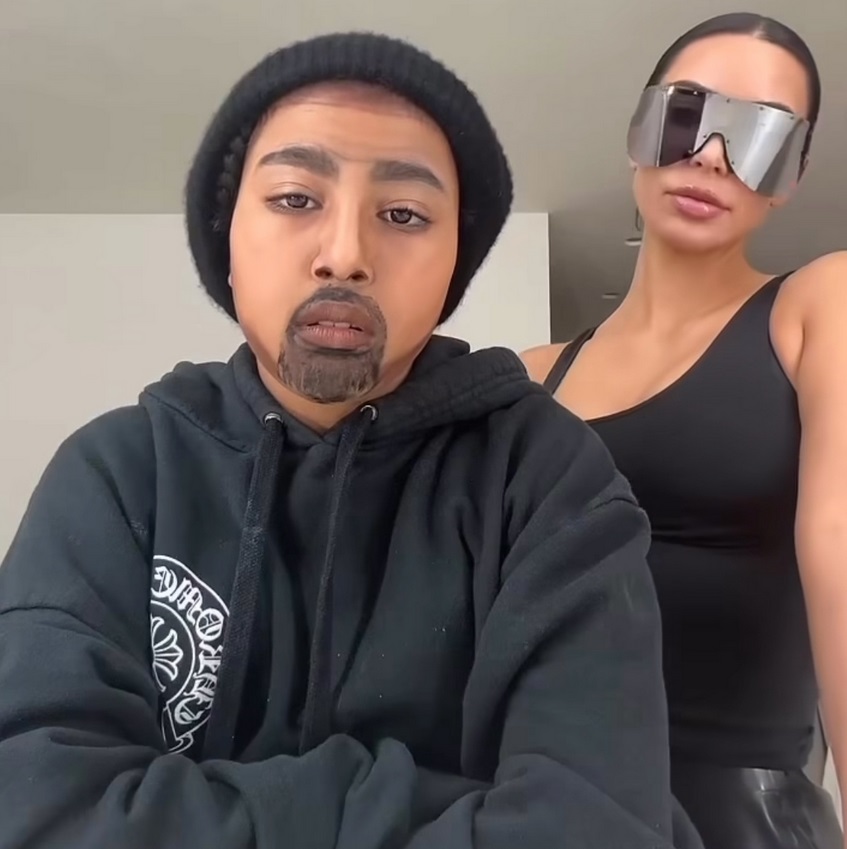 PHOTO North West Dressed Up As Her Father Kanye West