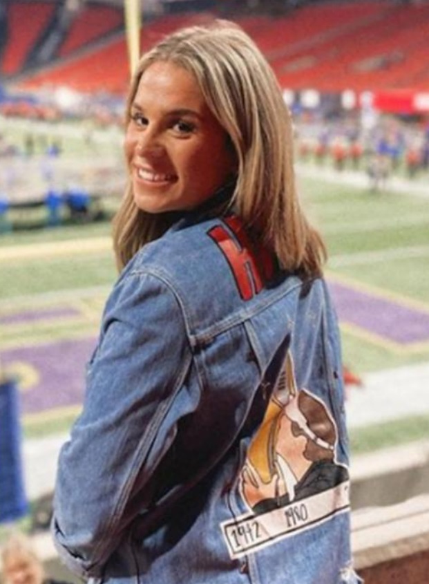 PHOTO UGA Staffer Chandler LeCroy In Jean Jacket