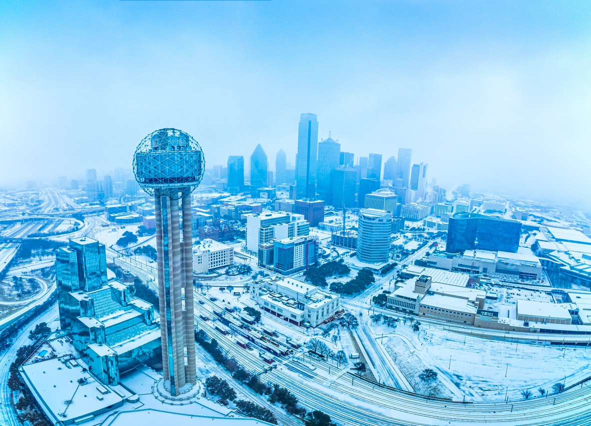 PHOTO Downtown Dallas Looks Incredible Covered In Multiple Inches Of ...