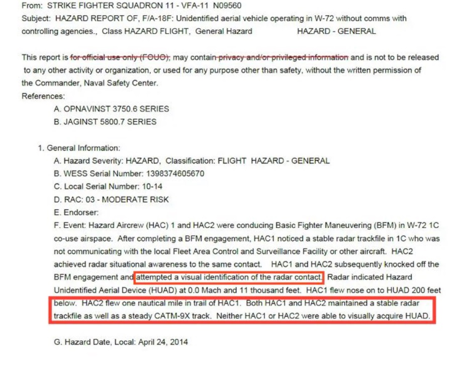 PHOTO Fighter Pilots Could Only Observe Object Shot Down Over Lake ...