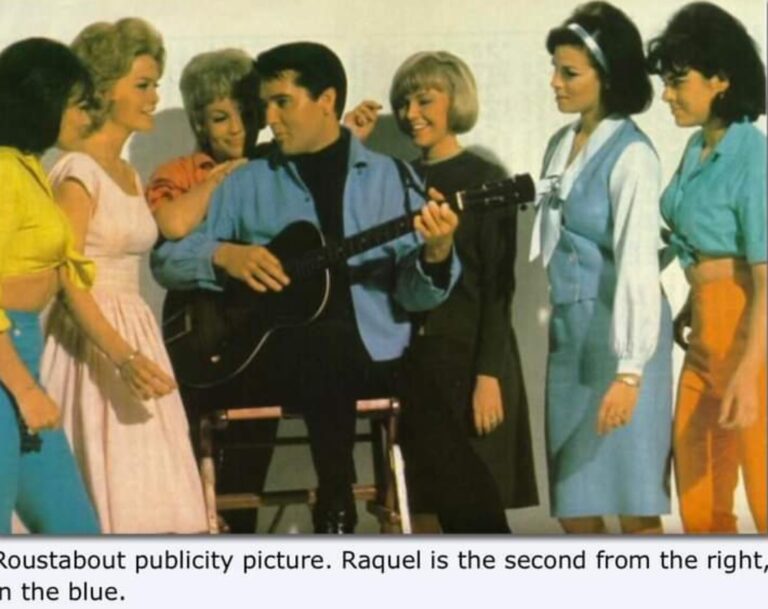 PHOTO Raquel Welch Made Her Movie Debut In Elvis'1964 Movie Roustabout