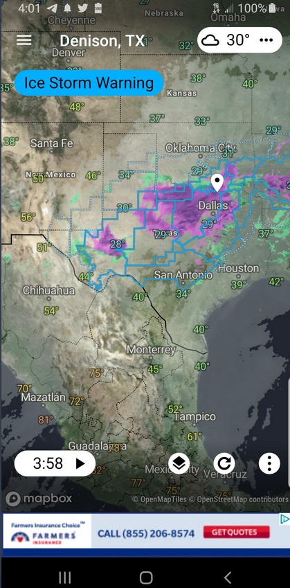 PHOTO You Know It's A Bad Storm When "Ice Storm Warnings" Reach All The ...