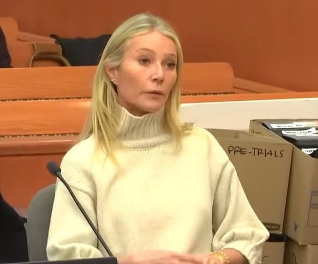 PHOTO Close Up Of Gwyneth Paltrow's Resting B*tch Face During Trial