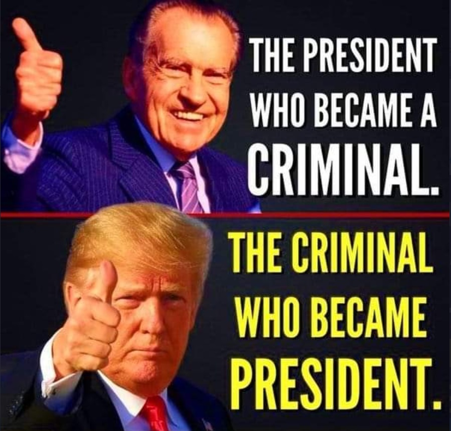 PHOTO The President Who Became A Criminal Vs The Criminal Who Became ...