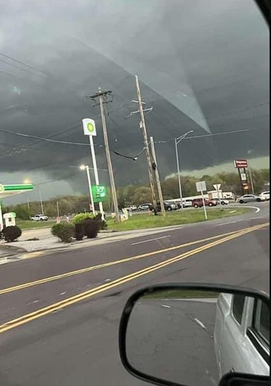 PHOTO Of Tornado Touching Down In Fenton Illinois From Sugar Creek And ...