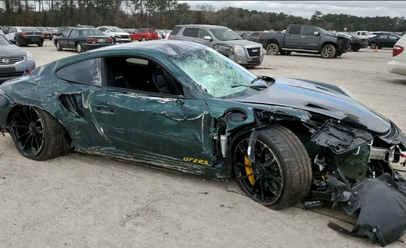 PHOTO Patrick Reed's $450K Porsche That He Wrecked Sold At An Auction ...