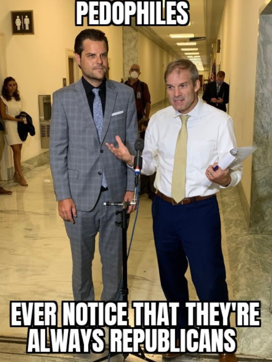 PHOTO Pedos Ever Notice That They're Always Republican Meme