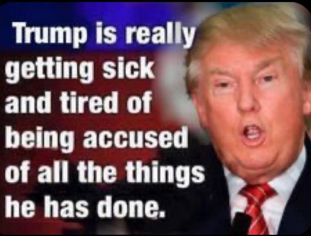 PHOTO Trump Is Really Sick And Tired Of Being Accused Of All The Things ...