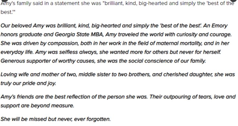 PHOTO Amy St. Pierre's Family Gave Statement On Her Losing Her Life In ...