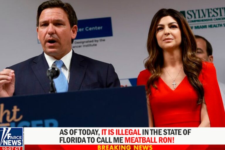 PHOTO It Is Now Illegal To Call Ron DeSantis Meatball Ron Meme