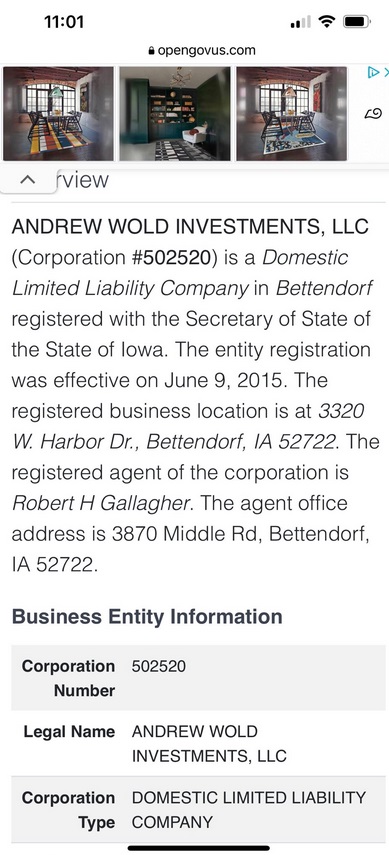 PHOTO People Of Iowa Are Calling Andrew Wold's Bluff Because A Lot Of ...