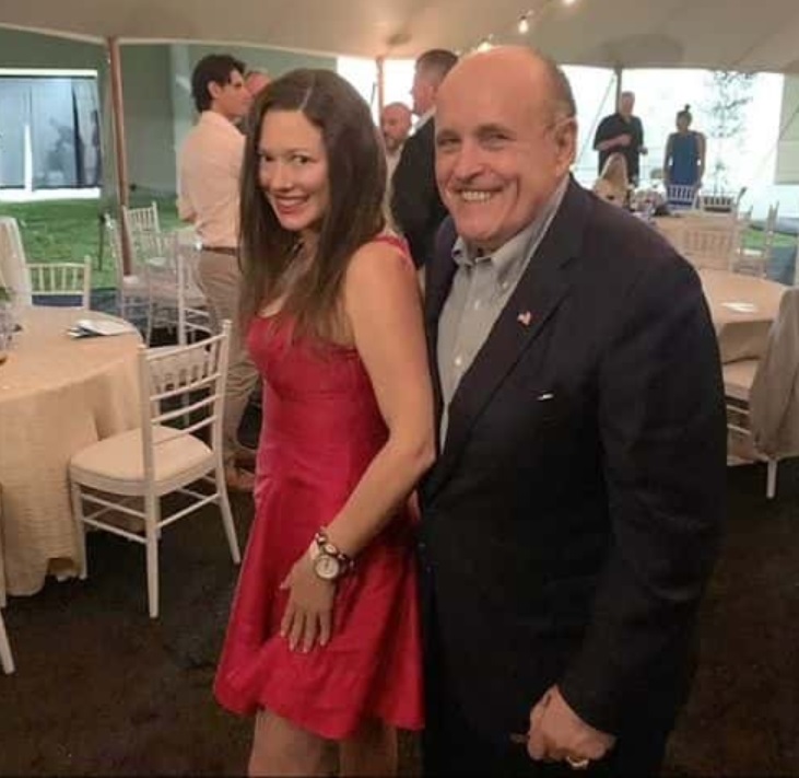 PHOTO Rudy Giuliani Acting Like A Perv And Touching Noelle Dunphy's A* ...