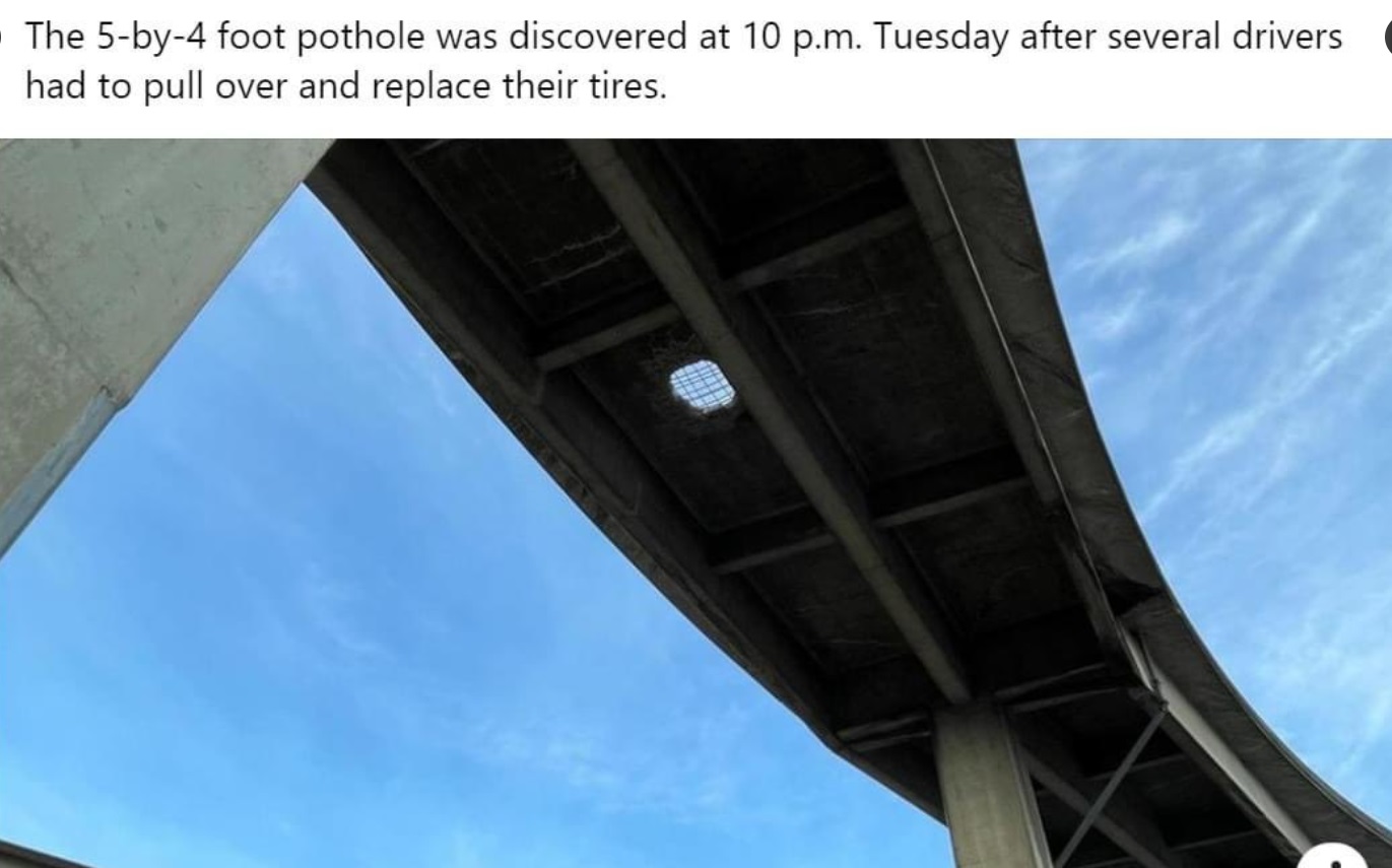 PHOTO Several Drivers Had To Replace Tire After Driving Over West ...