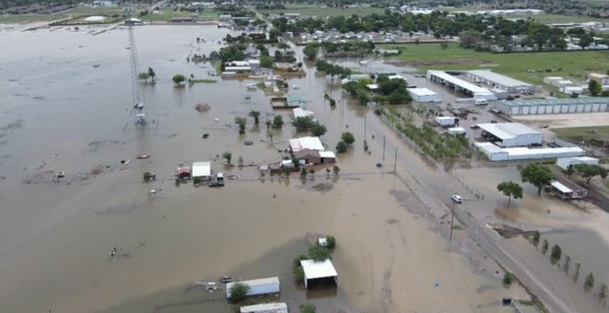 PHOTO Homes Flooding And Water Damaged In South Amarillo Texas