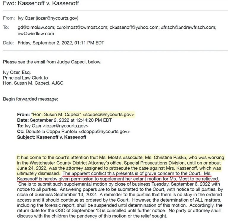 PHOTO Judge Capeci Rules Against Allan Kassenoff And GAL Carol Most Who ...