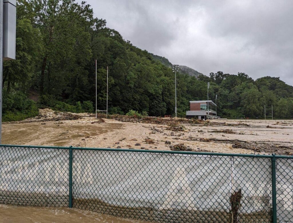 PHOTO Army Rugby Facility At West Point Devastated By Flooding And ...