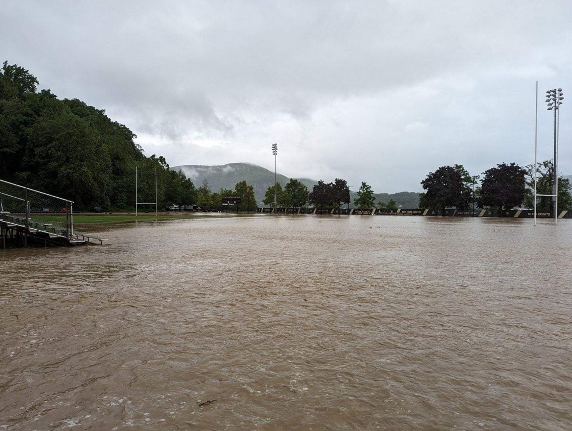 PHOTO Army Rugby Facility At West Point Devastated By Flooding And ...