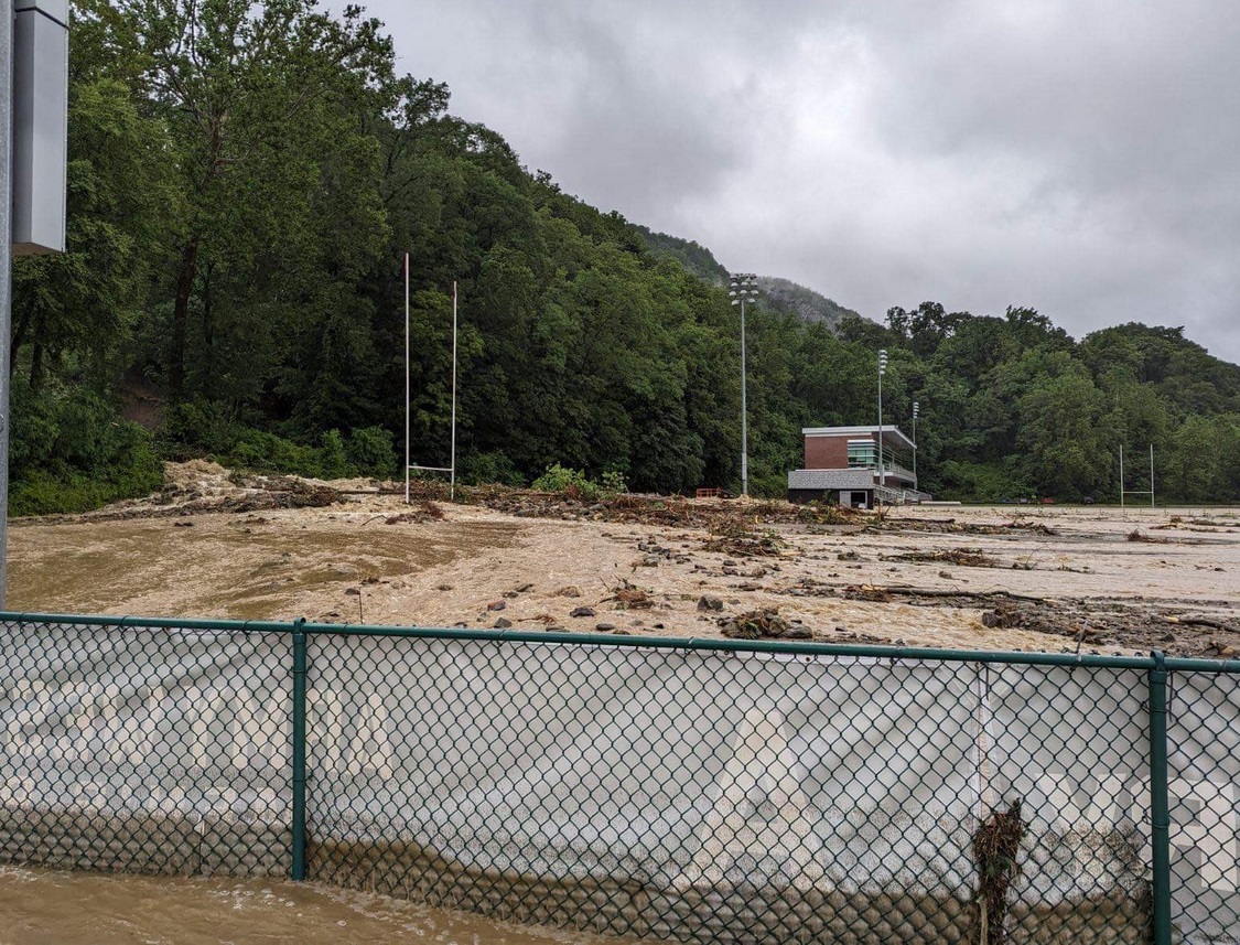 PHOTO Army Rugby Facility At West Point Devastated By Flooding And ...