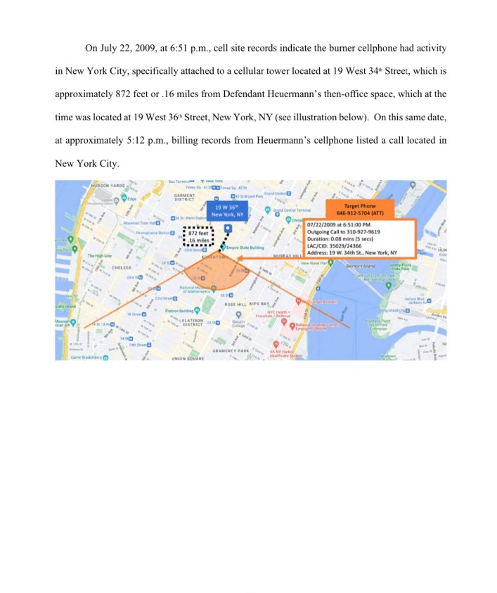 PHOTO Of Map Showing Rex Heuermann's Burner Phone Was Pinging On Cell ...