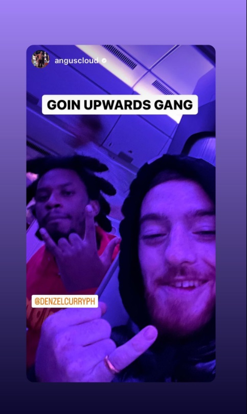 PHOTO Angus Cloud Getting Off Plane For Last Team Before He Died After ...