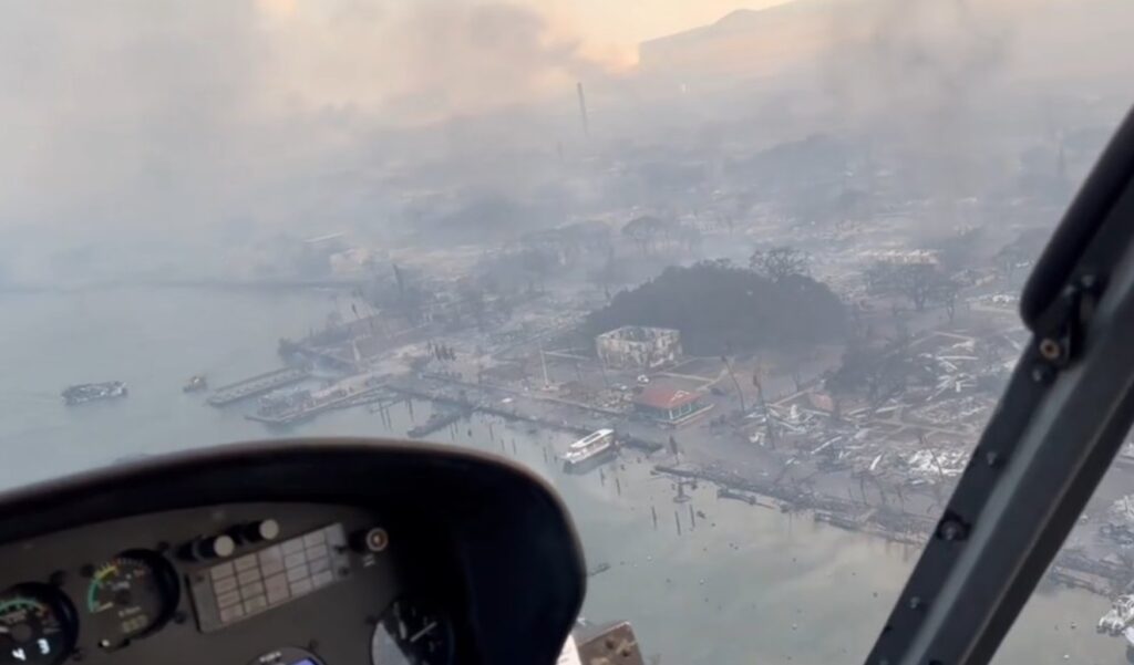 PHOTO Before And After Of Maui Hawaii Area Showing What Was Destroyed ...