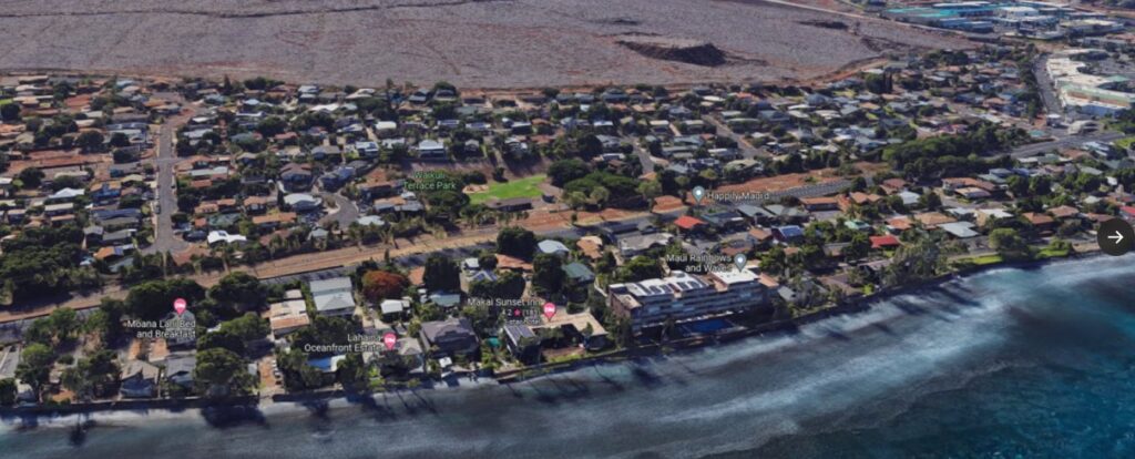 PHOTO Before And After Of Maui Hawaii Area Showing What Was Destroyed ...