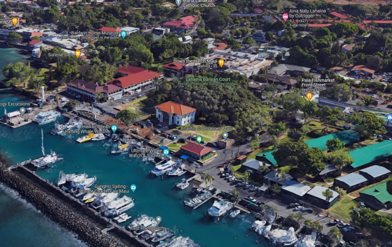 PHOTO Before And After Of Maui Hawaii Area Showing What Was Destroyed ...