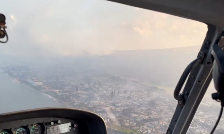 PHOTO Before And After Of South Side Of Lahaina And Middle Part Of ...