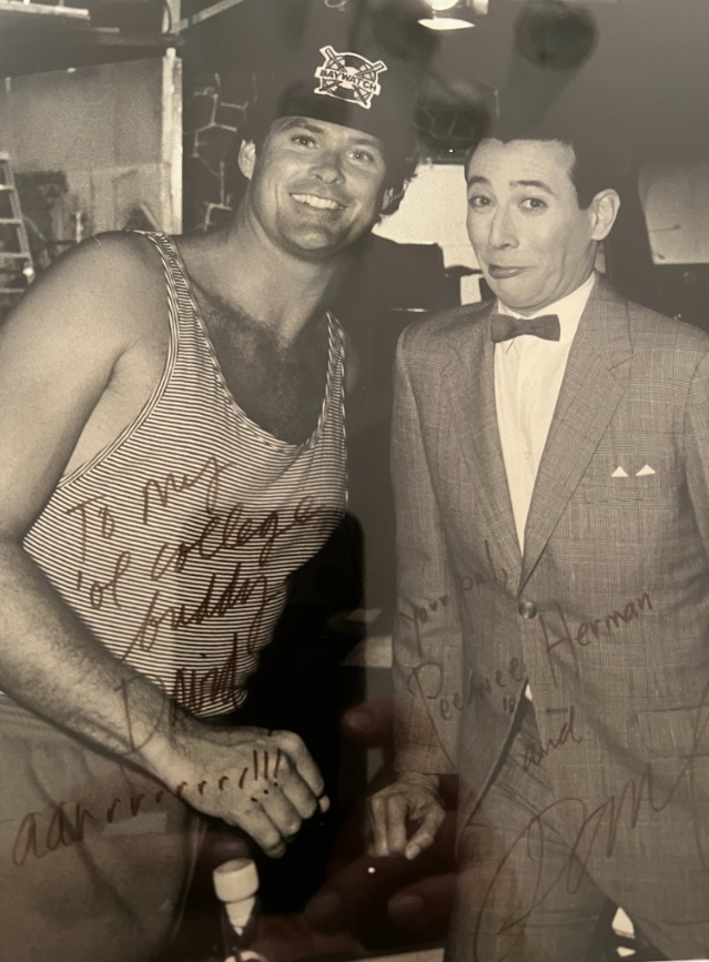 PHOTO David Hasselhoff With Paul Reubens Before He Died