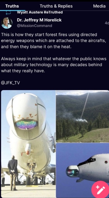 PHOTO Expert Explains That Forest Fires Start From DEW Attacks Attached ...
