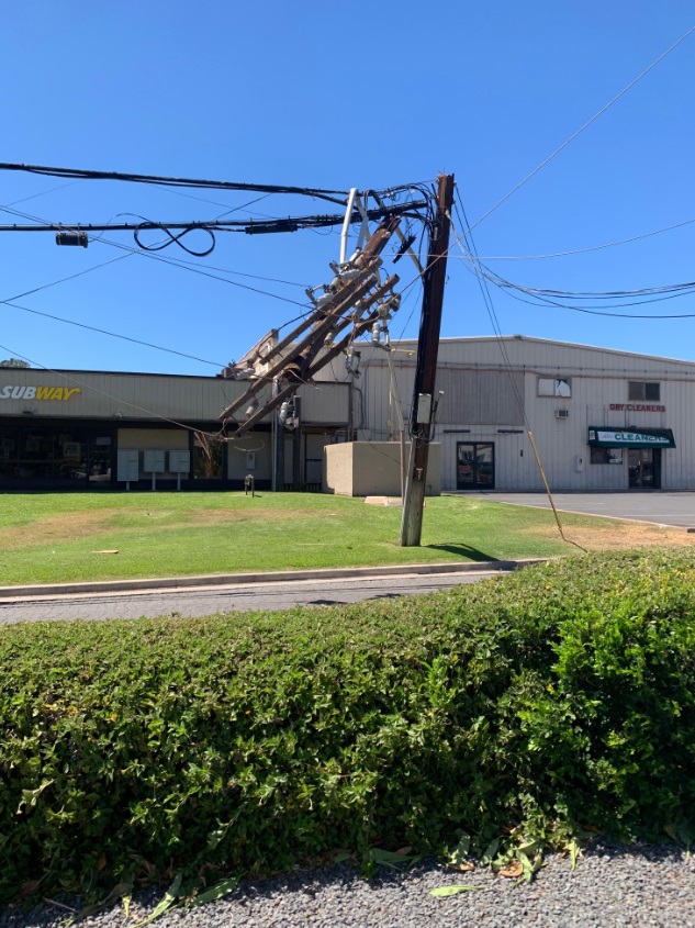 PHOTO Look How Badly Damaged Power Lines Are For 12K+ Customers In West ...