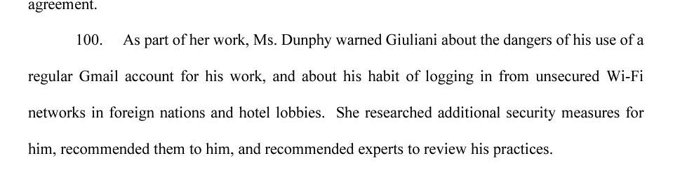 PHOTO Noelle Dunphy Had To Tell Rudy Giuliani To Stop Logging Into ...
