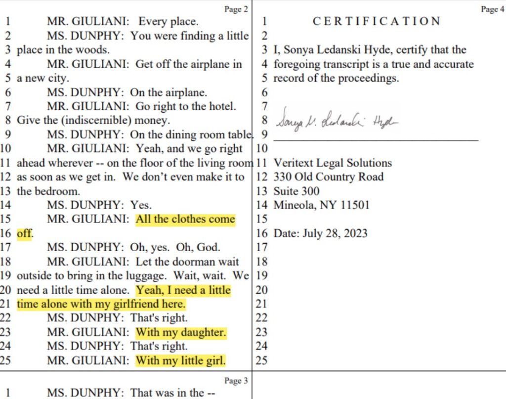 PHOTO Proof Of Noelle Dunphy Begging Rudy Giuliani To F*ck Her Before ...