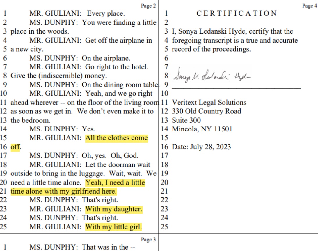 PHOTO Proof Of Noelle Dunphy Begging Rudy Giuliani To F*ck Her Before ...