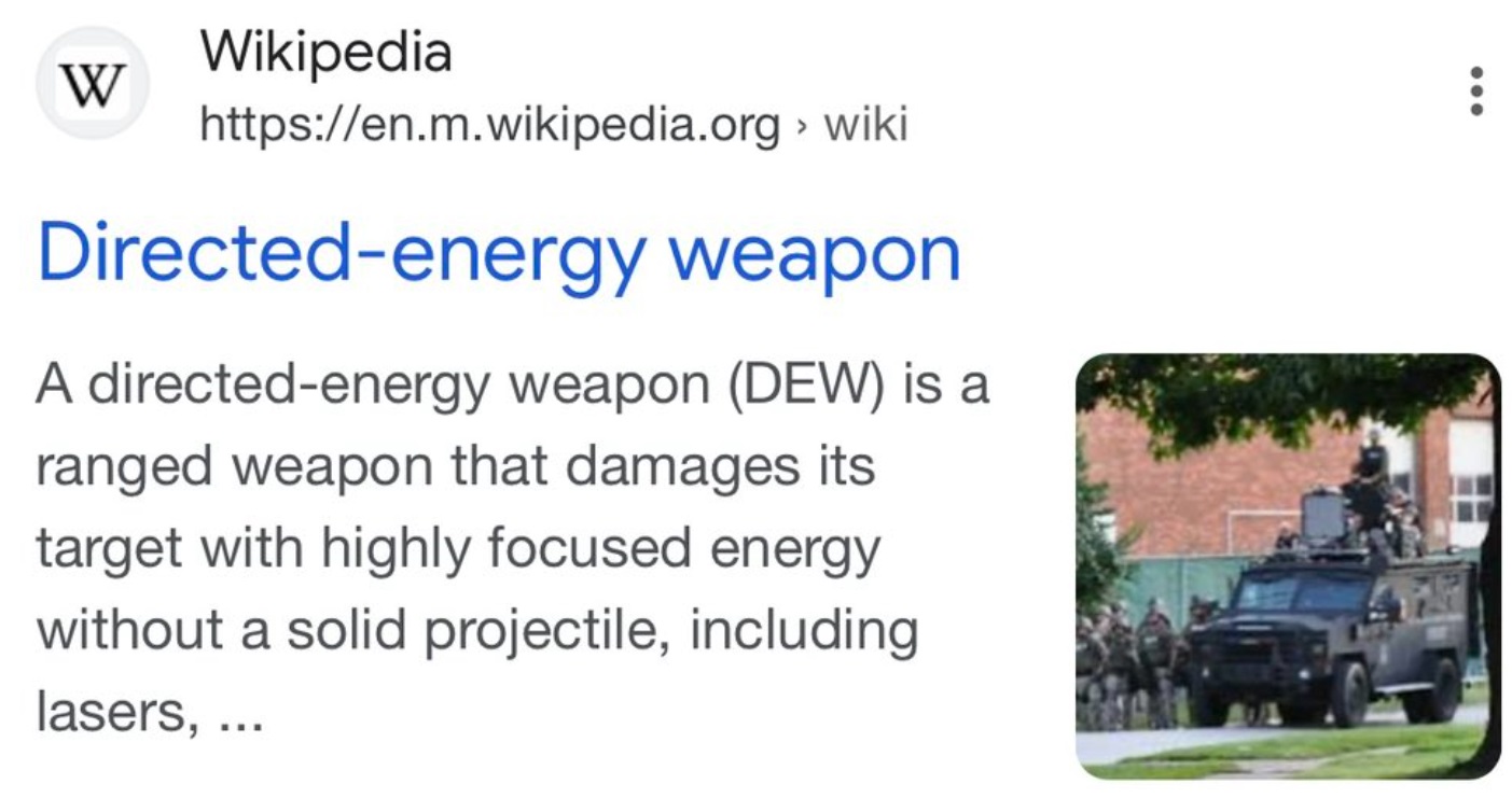 PHOTO There's No Way To Completely Rule Out A Directed-Energy Weapon ...