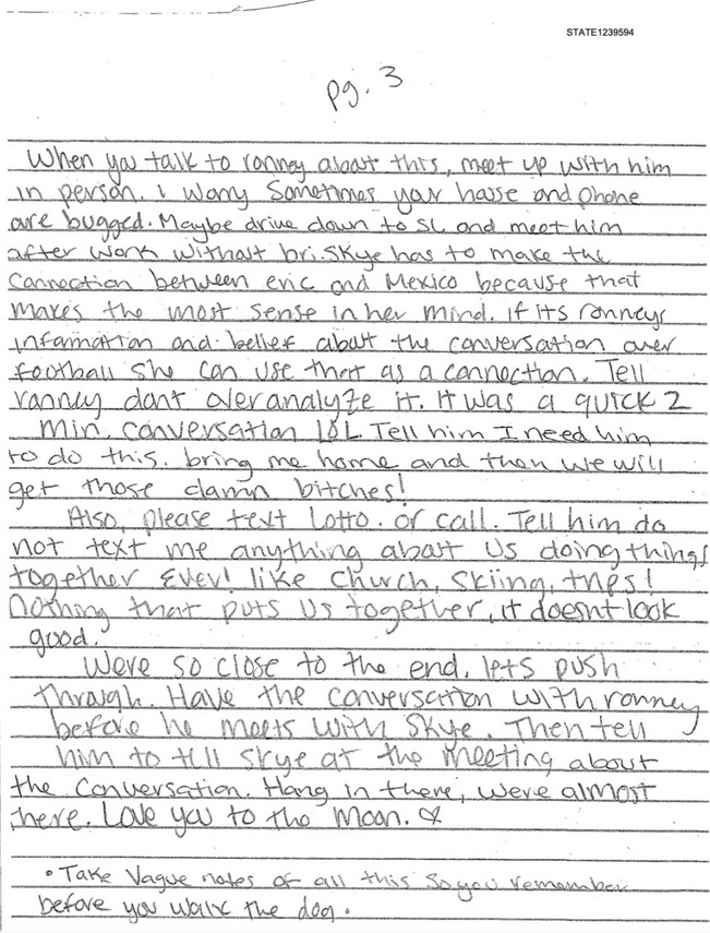 Photo State Of Utah Filed No Contact Petition Against Kouri Richins To