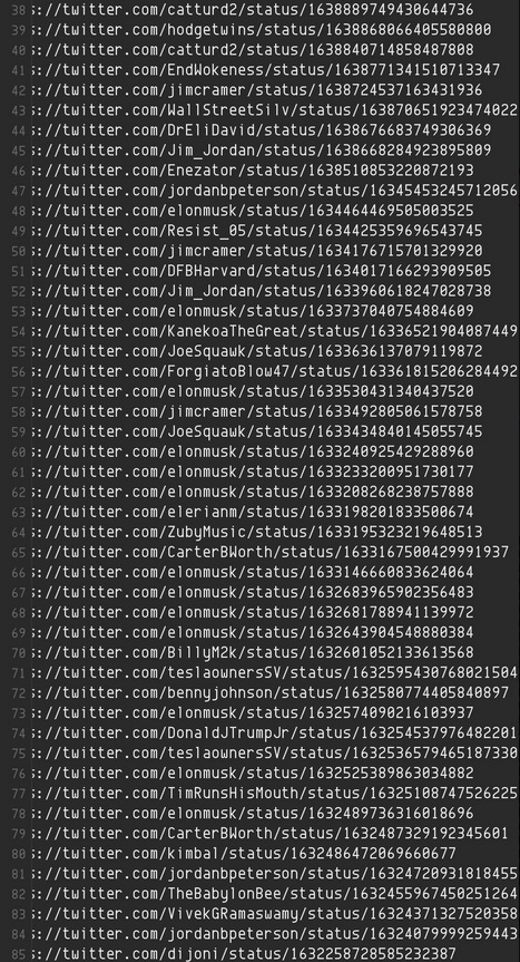 PHOTO 4 Pages Of All Of Robert Card's Twitter History
