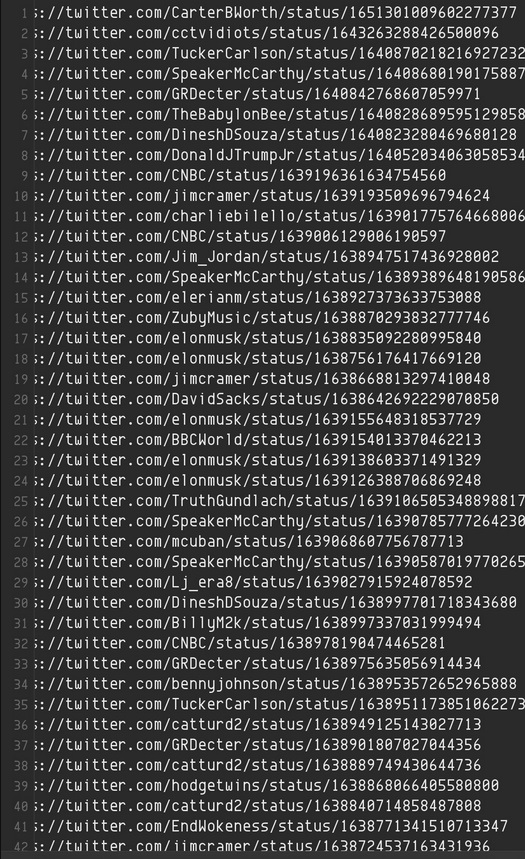 PHOTO 4 Pages Of All Of Robert Card's Twitter History