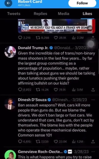 PHOTO Robert Card Was A Very Conservative Republican And Liked Tucker ...