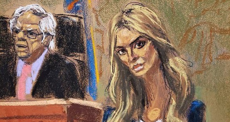 PHOTO Ivanka Trump Courtroom Sketch While Testifying Under Oath