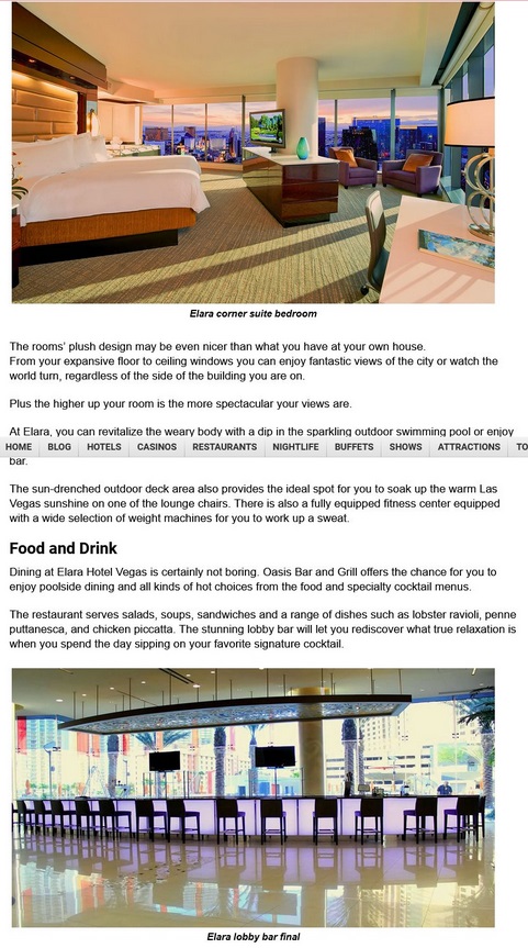 PHOTO Tony Polito Could Afford To Stay In Elara Las Vegas Hotel Room ...