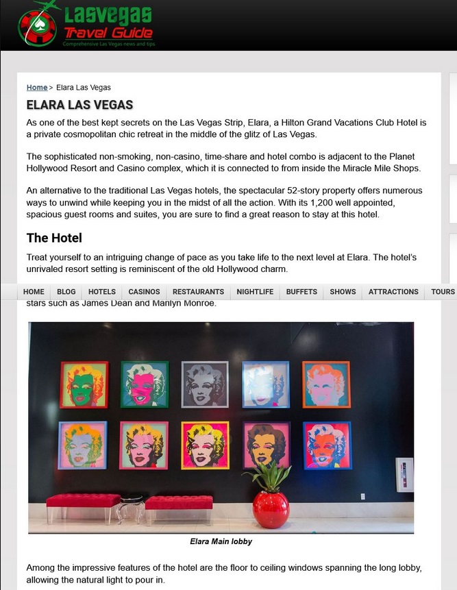 PHOTO Tony Polito Could Afford To Stay In Elara Las Vegas Hotel Room ...