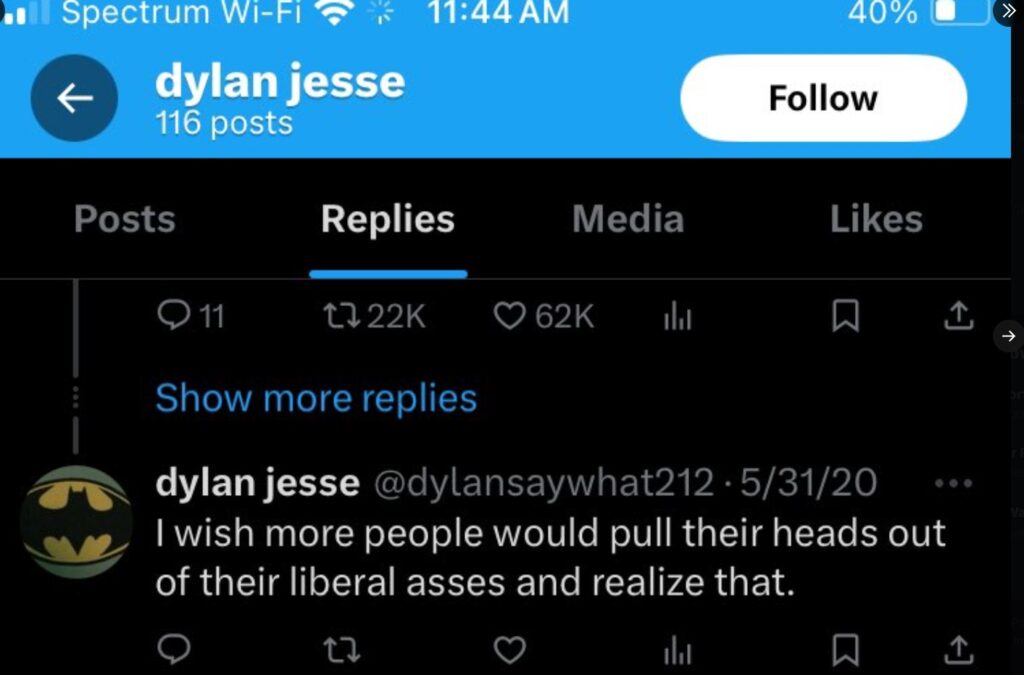 PHOTO Dylan Butler Was Huge Trump Supporter And Trans Rights Supporter