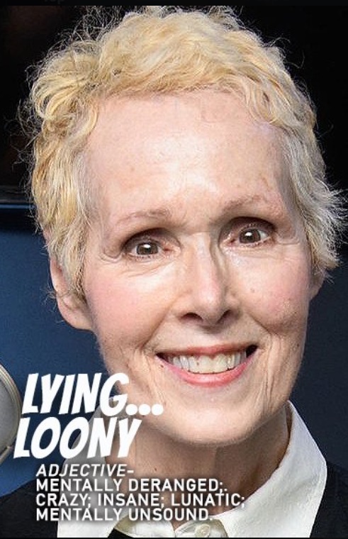 PHOTO E Jean Carroll Lying Loony Meme
