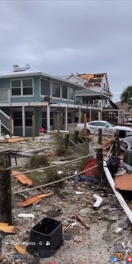 PHOTO More Survey Of Damage Shows Thomas Drive Was Most Impacted ...