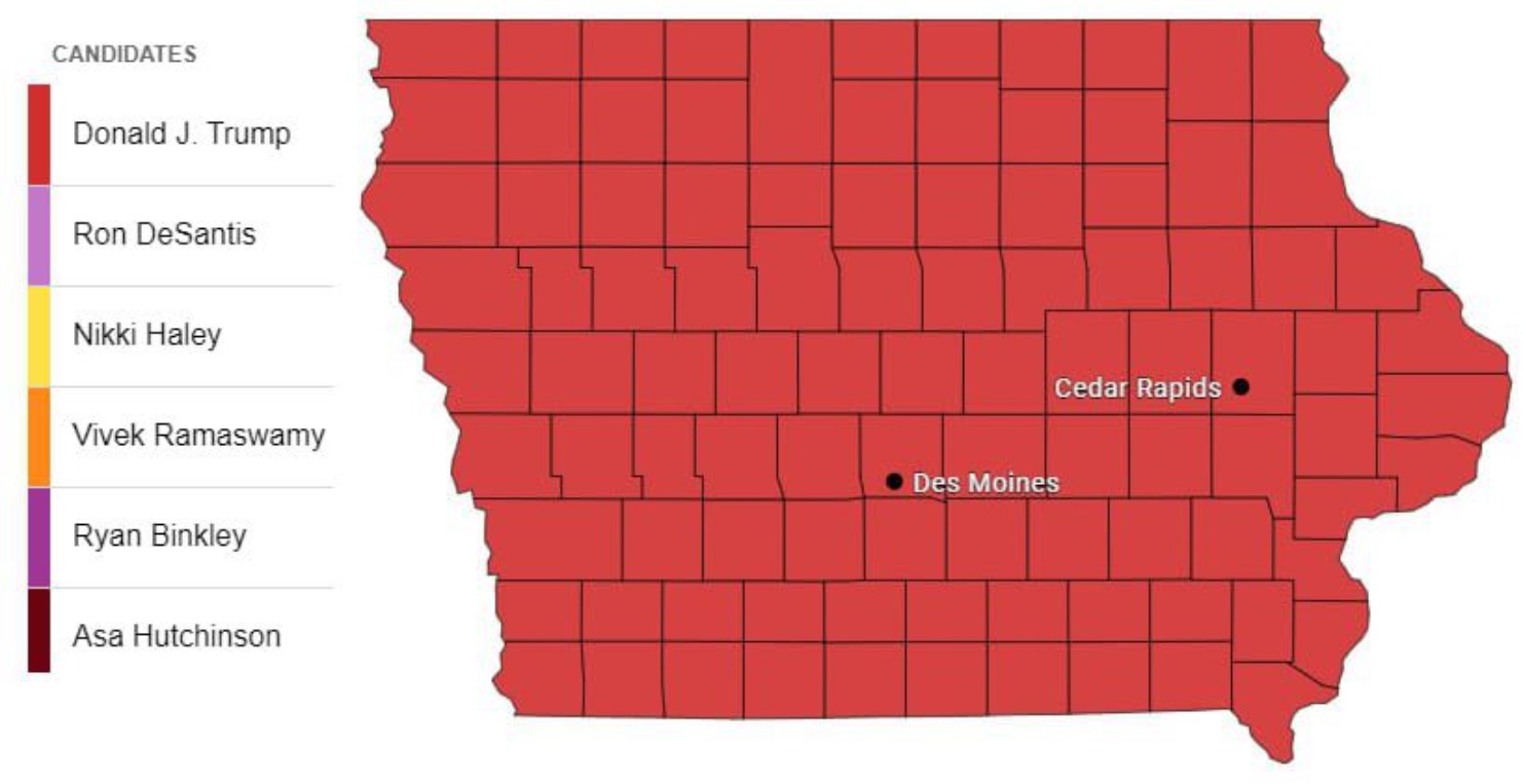 PHOTO Proof Donald Trump Won Every County In Iowa
