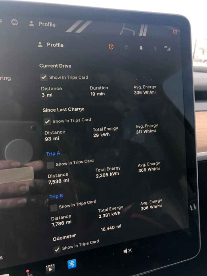 PHOTO Telsa Went From 80% To 16% After Charge In Chicago After Driving ...