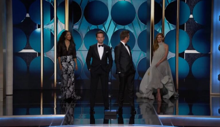 PHOTO There Was An Amazing Suits Cast Reunion At The Golden Globes Tonight