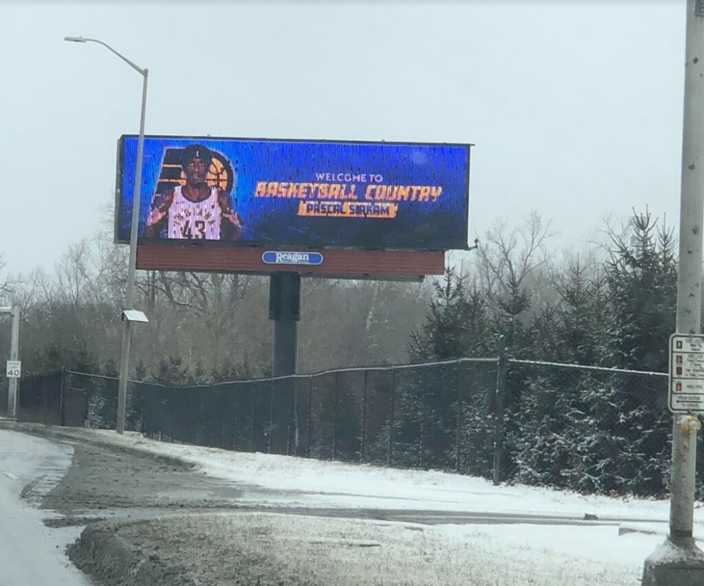 PHOTO Welcome To Basketball Country Pascal Siakam Billboard Off The ...