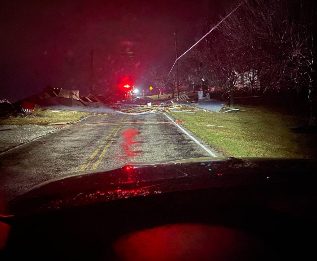PHOTO Damage On Ridge Road In Springfield Ohio From Tornado